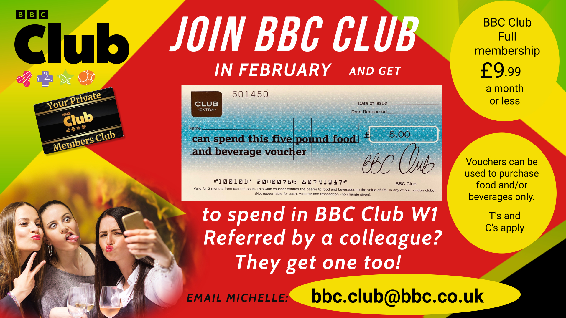 A club for BBC employees and their partners | BBC Club
